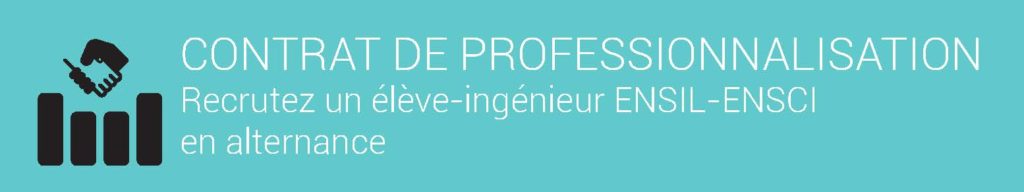 Stages et emplois de l'ENSIL ENSCI, école d'ingénieurs
