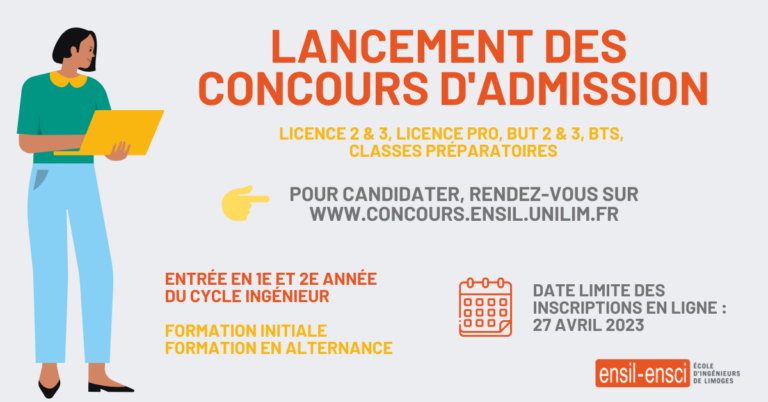 ENSIL ENSCI - école publique et transdisciplinaire d'ingénierie de Limoges